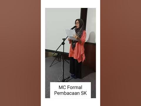 Contoh Pembacaan SK (MC FORMAL) - YouTube