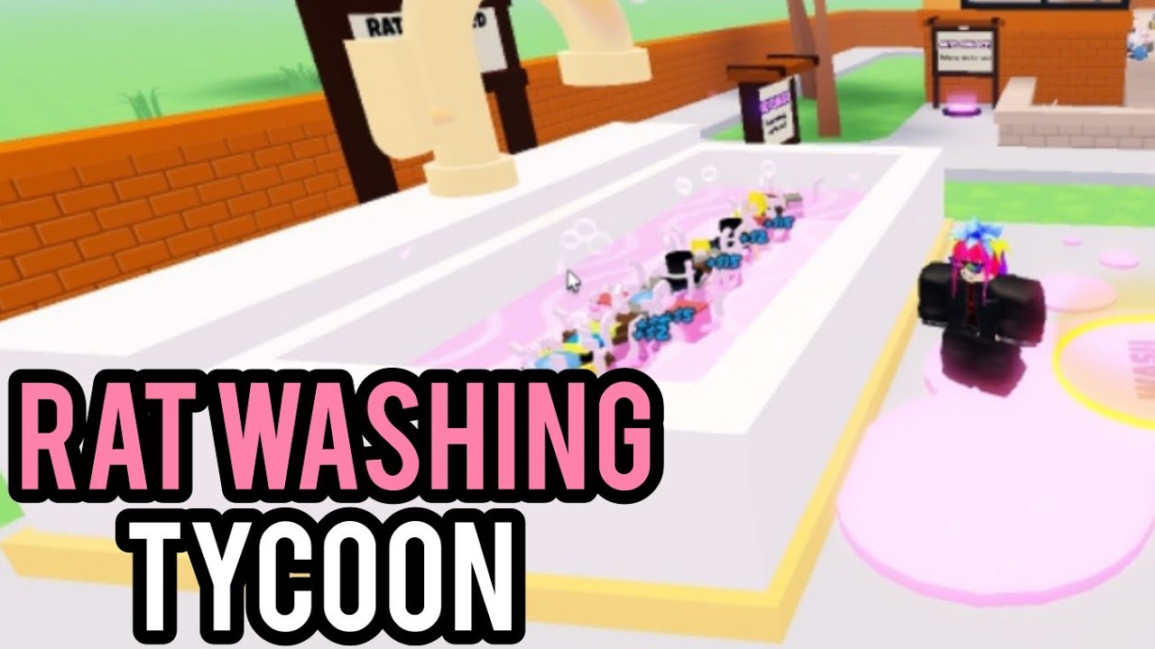 Rat Washing Tycoon 🐈, In Roblox - YouTube