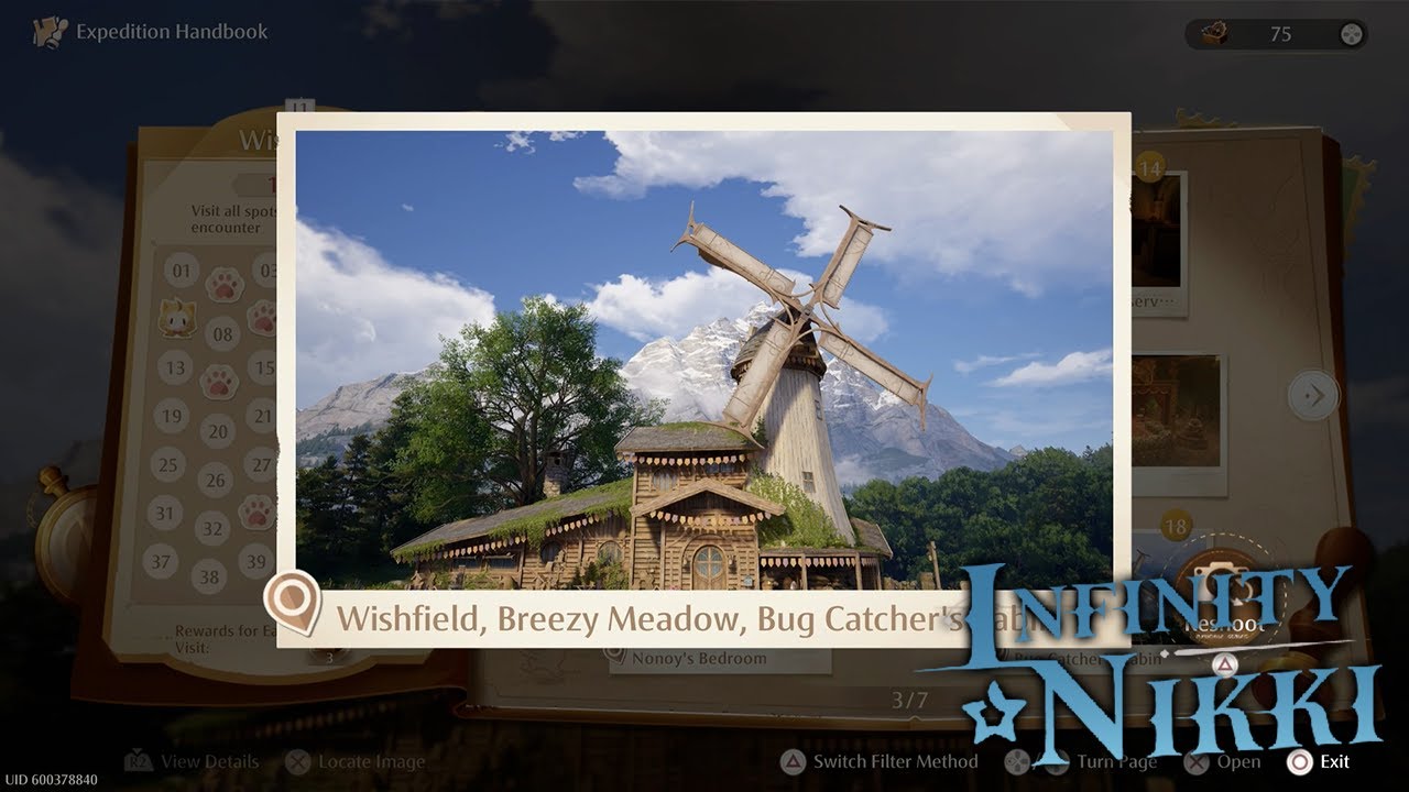 Expedition Handbook Photo Spot 18 Location - Bug Catcher's Cabin | Infinity Nikki - YouTube