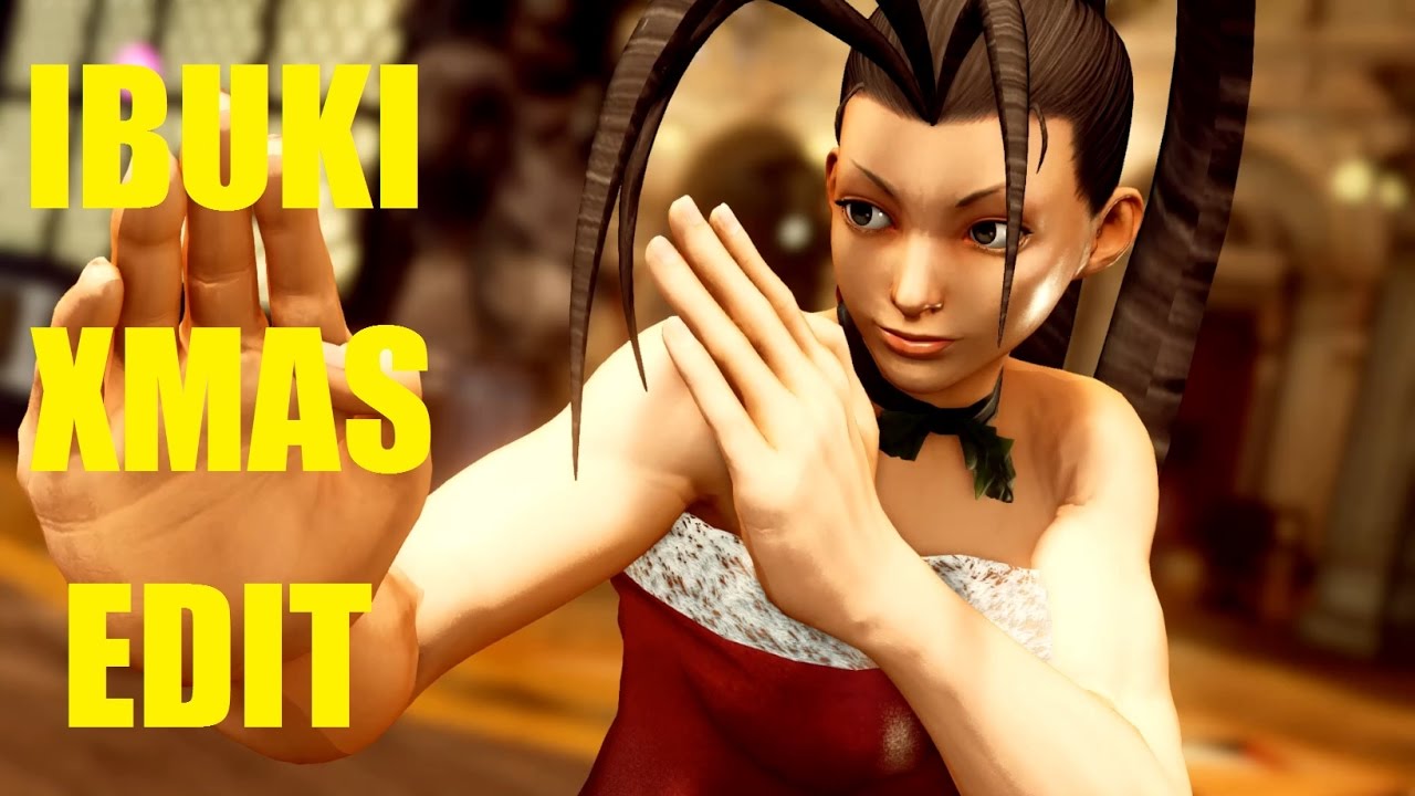 🌠 【MODS】 SFV - Ibuki Christmas Costume Edit 🌠 - YouTube