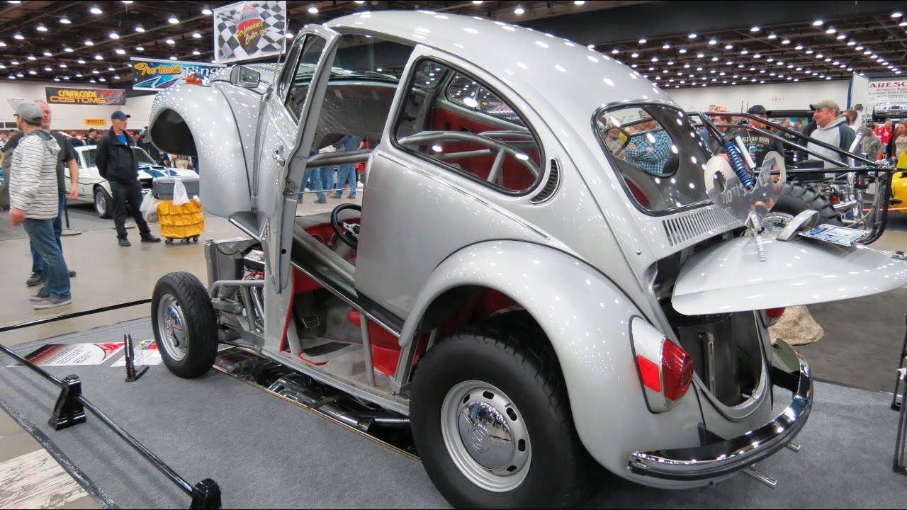 1972 VW Beetle Pro Street At 2014 Detroit Autorama - YouTube