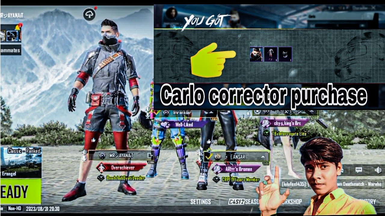 Carlo character purchase Bgmi | kaise kholen carlo tractor in bgmi ...