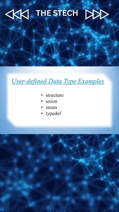 @The_STech_ST user-defined data type ex|c programming language|@The_STech_ST - YouTube