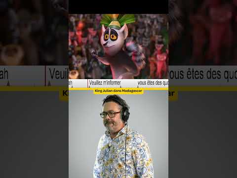 La VF de King Julian redouble une scène culte dans MADAGASCAR !