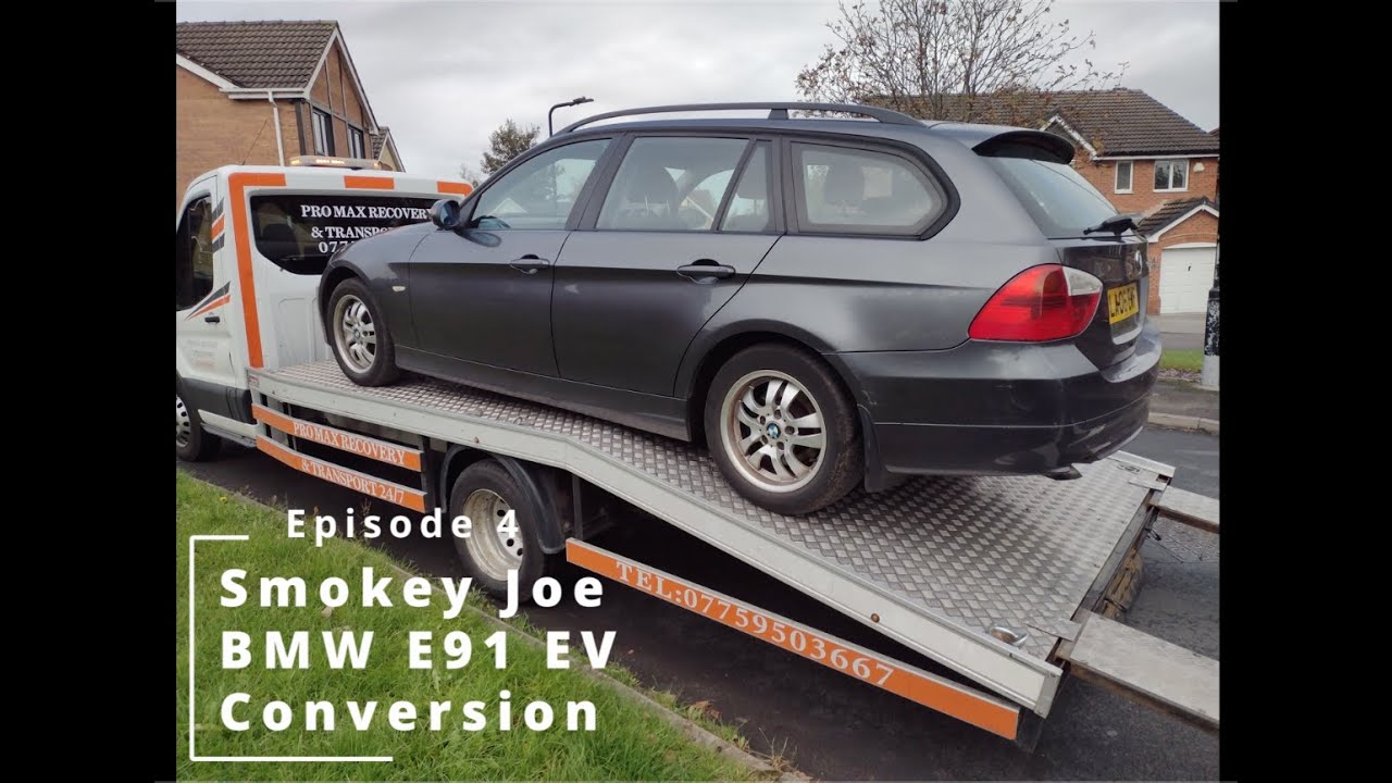 DIY BMW E91 EV conversion Episode 4 - Can we spin it? Wiring the low ...