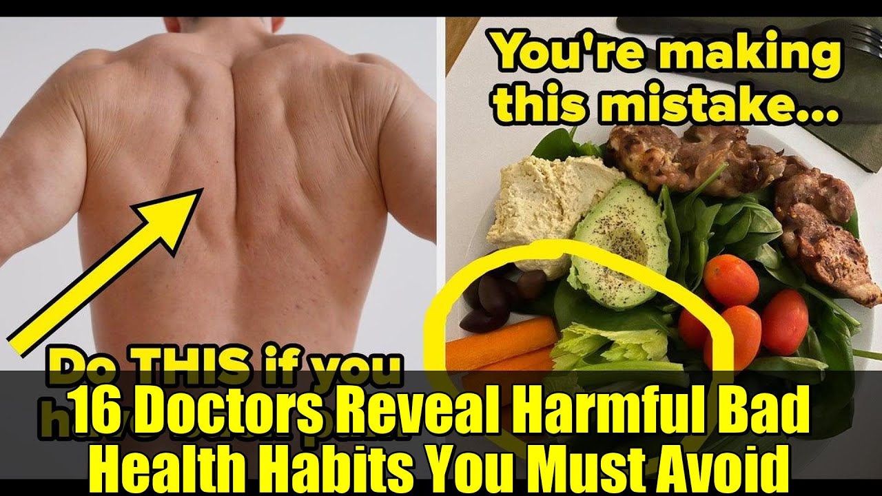 16 Doctors Reveal Harmful Bad Health Habits You Must Avoid - YouTube