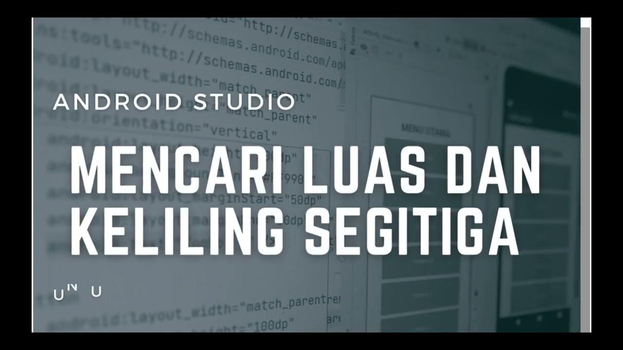 Android Dasar : Menghitung Keliling dan Luas Segitiga - YouTube
