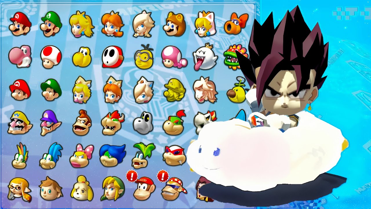 The Best of Mario Kart 8 Deluxe Vegito Chibi's Race Across Three Iconic ...