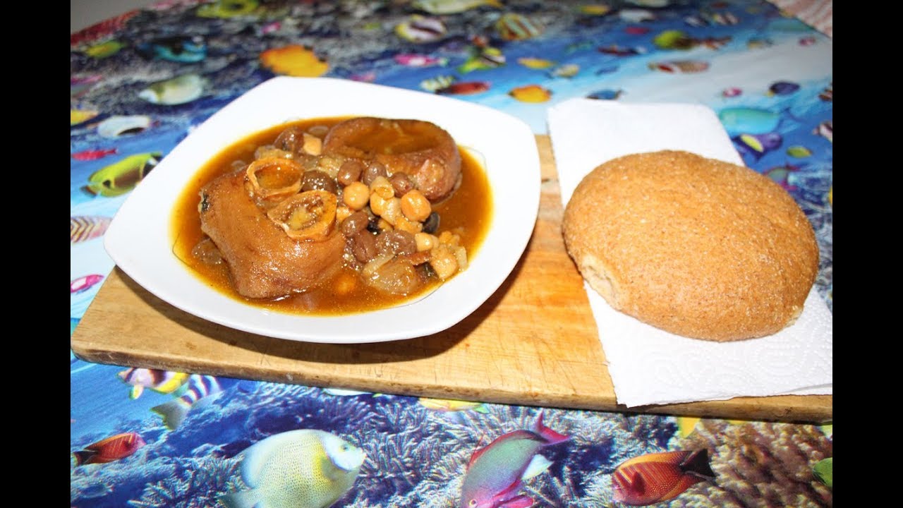 HARGMA Pied de veau aux pois chiche et raisins secs - YouTube