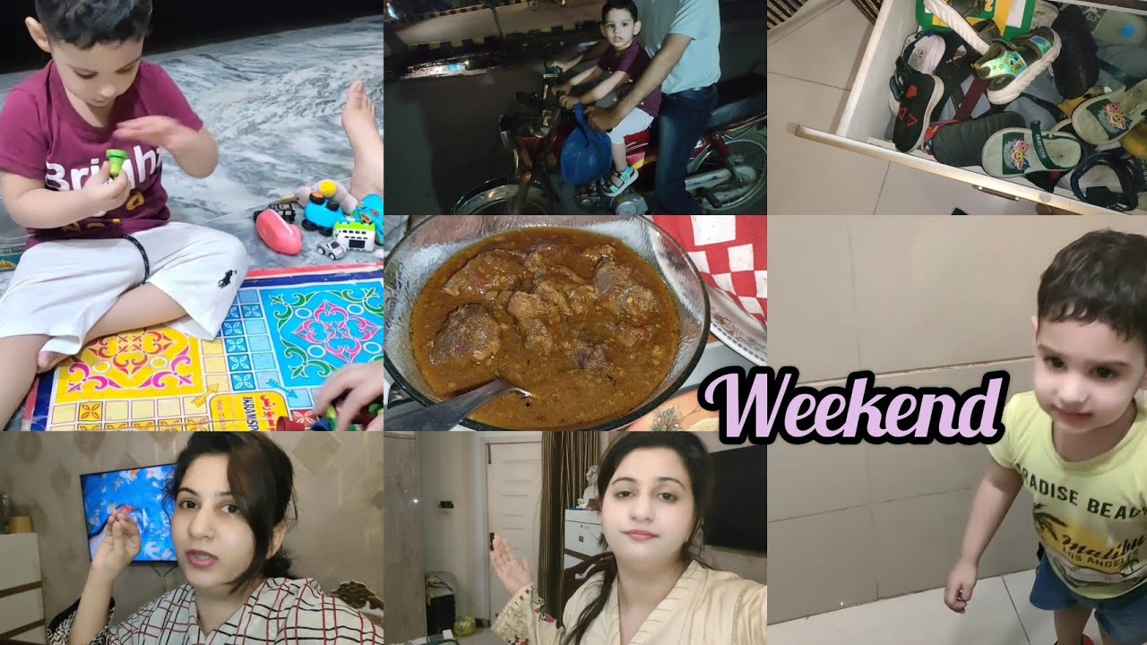VLOG #14|How we spend our weekend |Sara din soye rhy |Ami k ghr gae ...