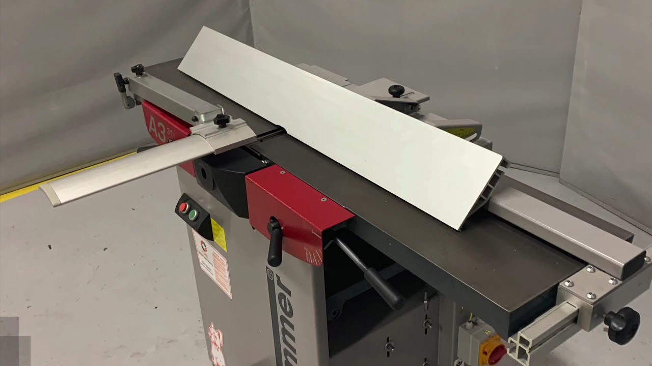 Felder Hammer A3 31 Planer Thicknesser - YouTube