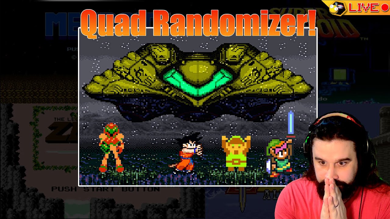 4 Randomized Games In One! / Zelda 1+3 + Metroid + Super Metroid - YouTube