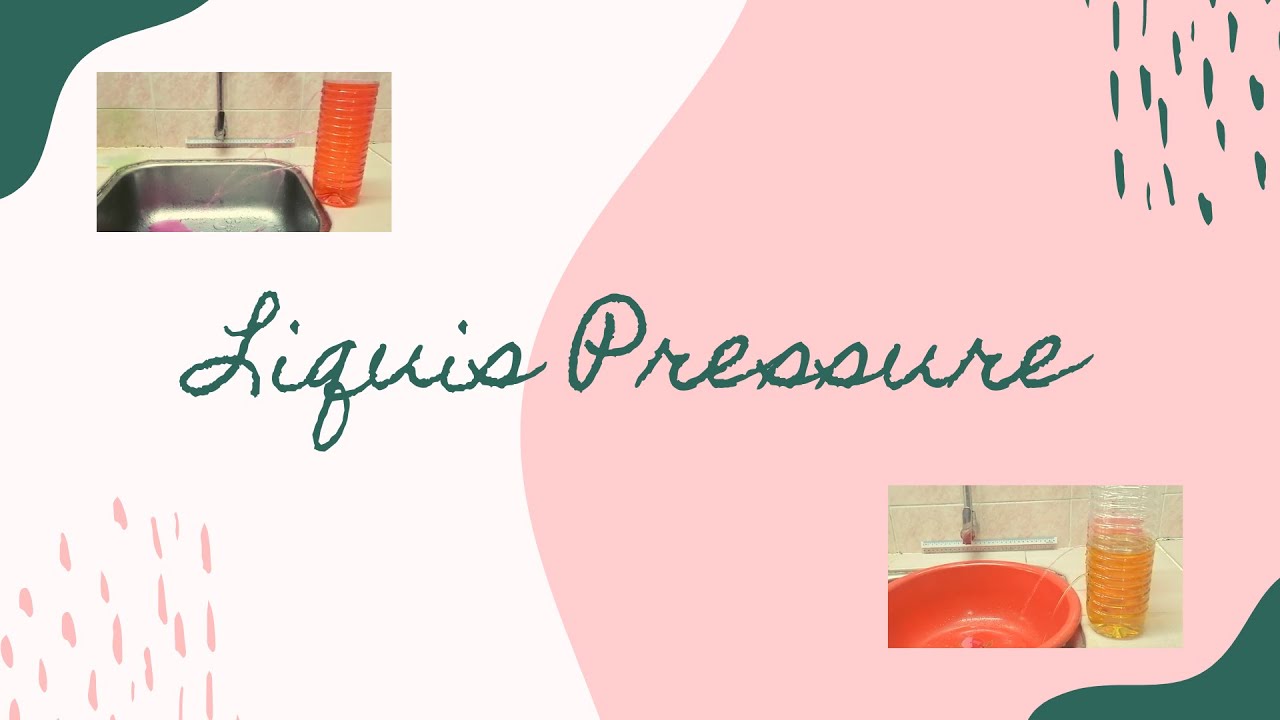 FACTORS AFFECTING LIQUID PRESSURE - YouTube