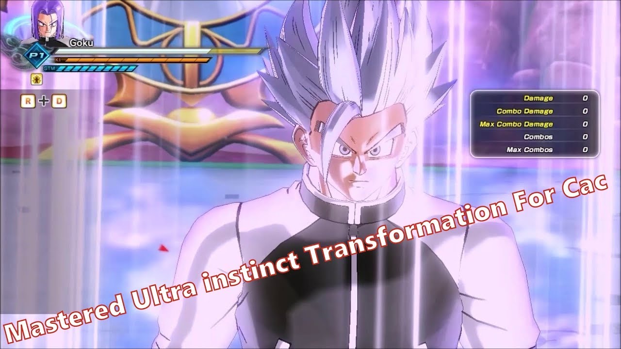 How To Get Mastered Ultra instinct Transformation For Cac (Custom ...
