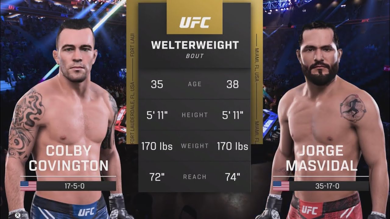 UFC 385: Covington vs Masvidal 2 (UFC 5) - YouTube