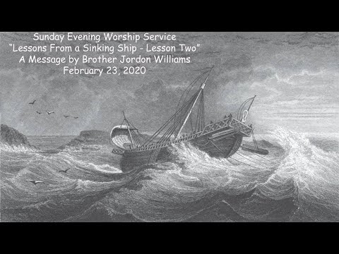 Lessons From a Sinking Ship - Lesson Two - YouTube