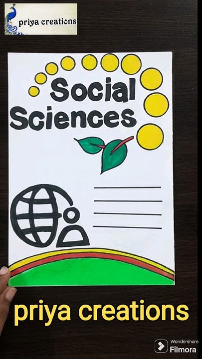 Social science | social science project | front page design | Border ...