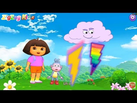 Dora Aventureira | A Big Storm Cloud | Exploradora | ZigZag - YouTube