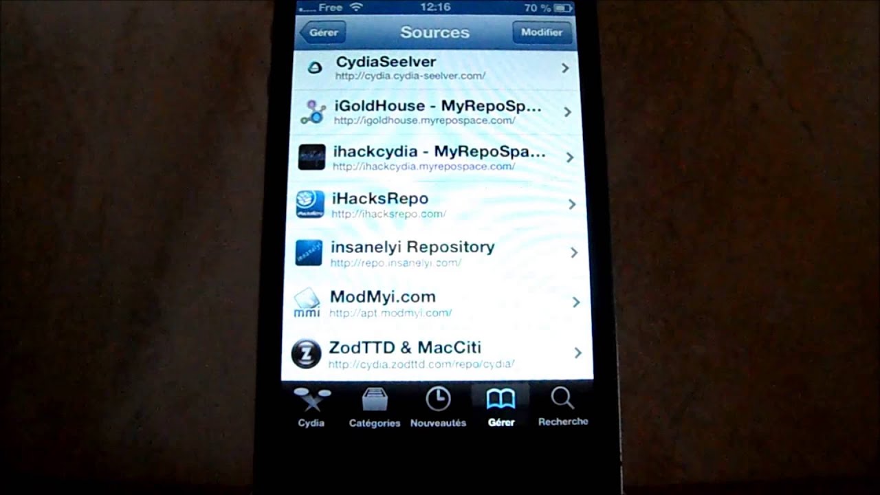 [TUTO] Réparer les erreurs de cydia facilement - YouTube