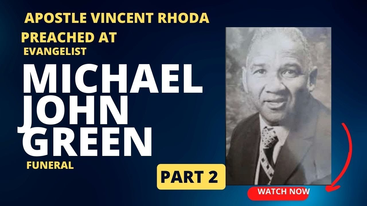 Apostle Vincent Rhoda preach at the Late Michael J Green funeral - YouTube