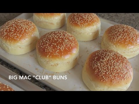 Homemade Hamburger Buns - Classic & Big Mac \