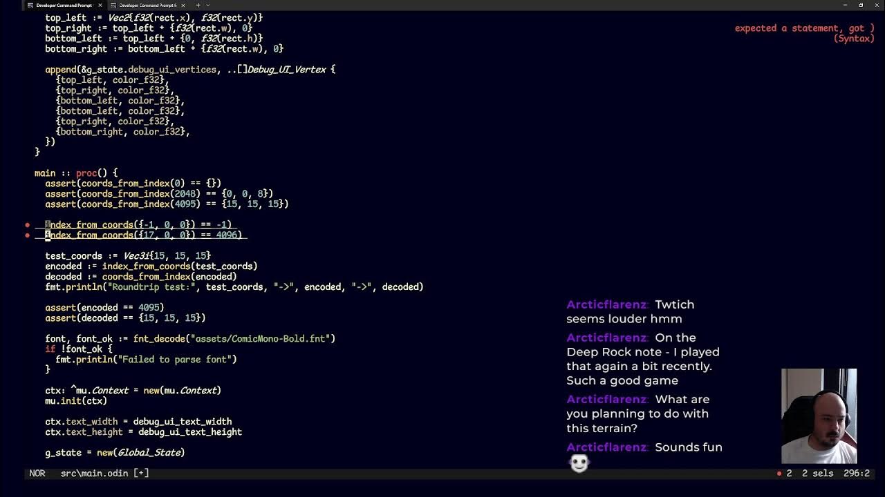 Odin Vulkan Game Engine - Surface Nets Multiple Chunks - YouTube