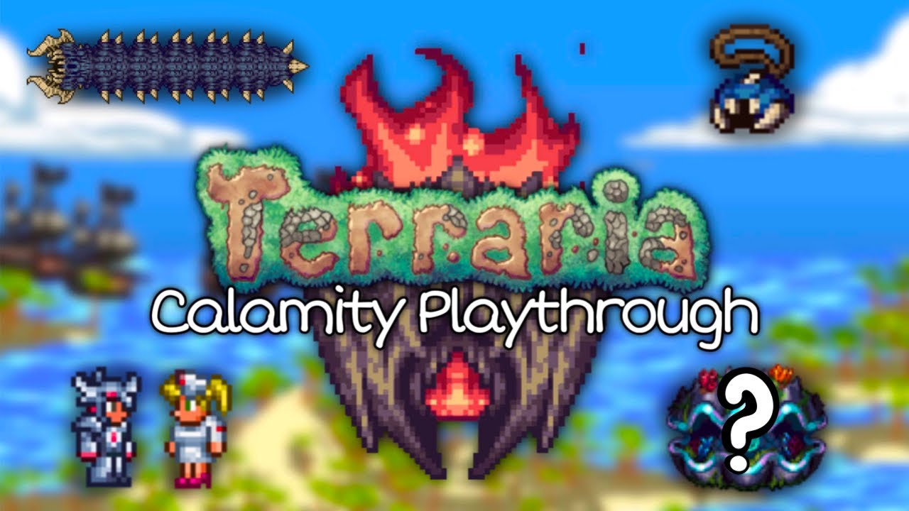 Dominating The Desert Scourge | Terraria Calamity Mod - 4 - YouTube