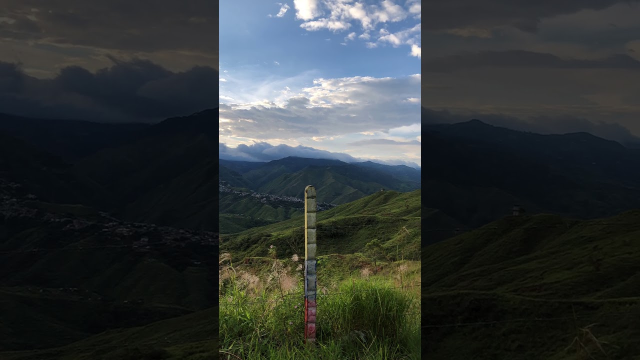 The view of the Cauca Valley in Colombia - YouTube