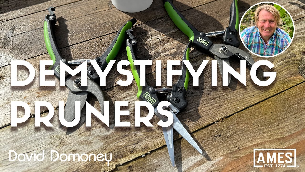 What is the difference between Bypass, Anvil, and Snips Pruners - YouTube