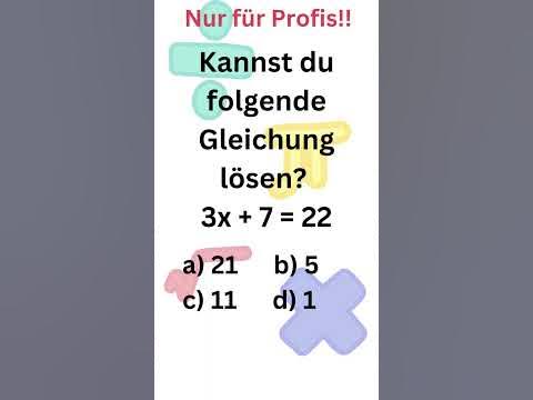 Kannst du diese Gleichung lösen ? Matherätsel für Profis! #shorts - YouTube