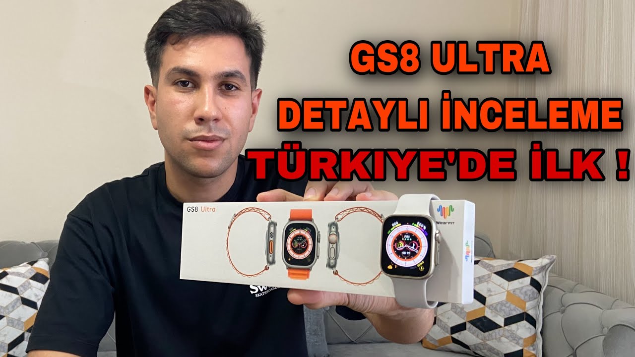 TÜRKİYE’DE İLK ! GS8 ULTRA DETAYLI İNCELEME (AppleWatch Ultra Replikası ...