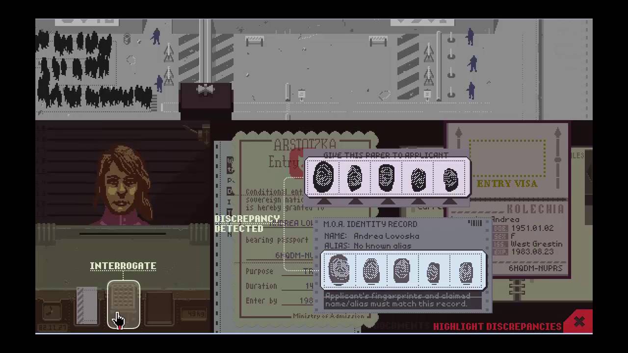 Papers Please #3 Deny or DETAIN?!?!?! - YouTube