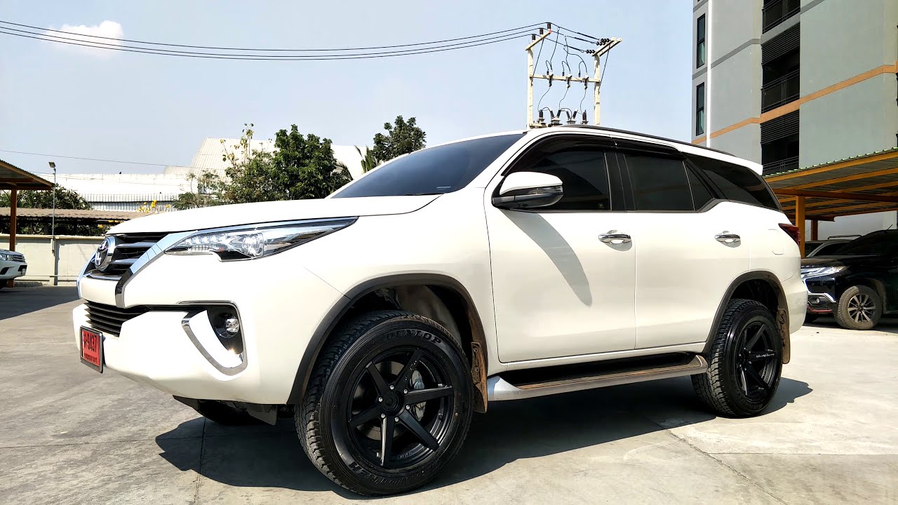 NEW. FOTUNER. ล้อแท้LENSO. RTH. สีดำด้าน ขอบ18" - YouTube