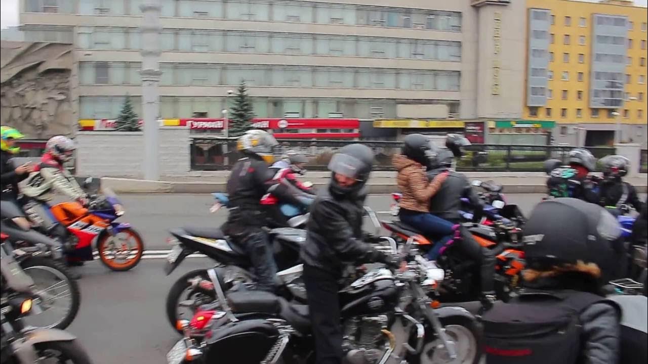 Минск. Закрытие мотосезона. 11ч.(51). 24.09.2016. Мотоциклы по пр ...