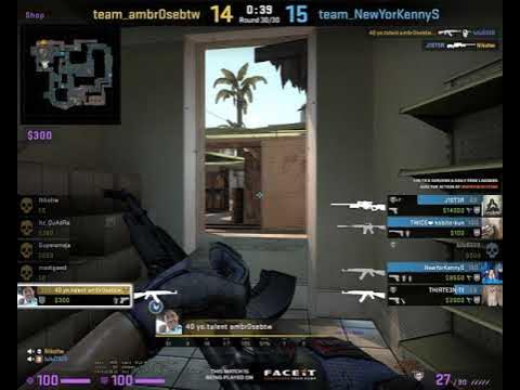 csgo 1v5 that sent it to overtime (w/ enemy comms) - YouTube
