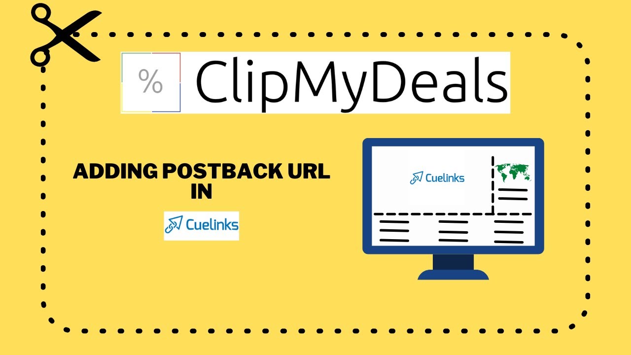 Adding Postback URL in Cuelinks | ClipMyDeals - YouTube