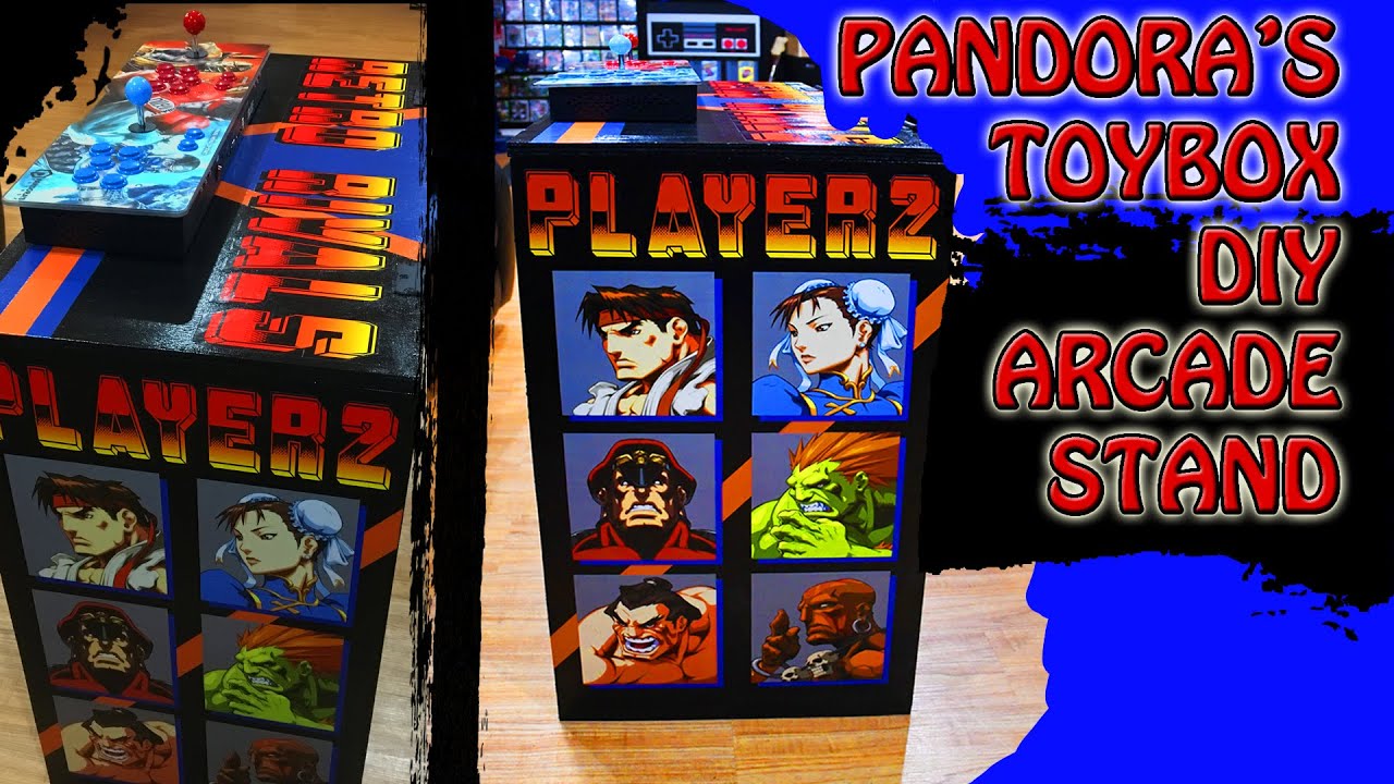 Pandora's Box DIY arcade stand (Retro Rivals) - YouTube