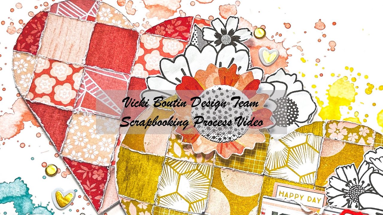 Scrapbooking Process Video #224 | Loving This Moments Layout | Vicki ...