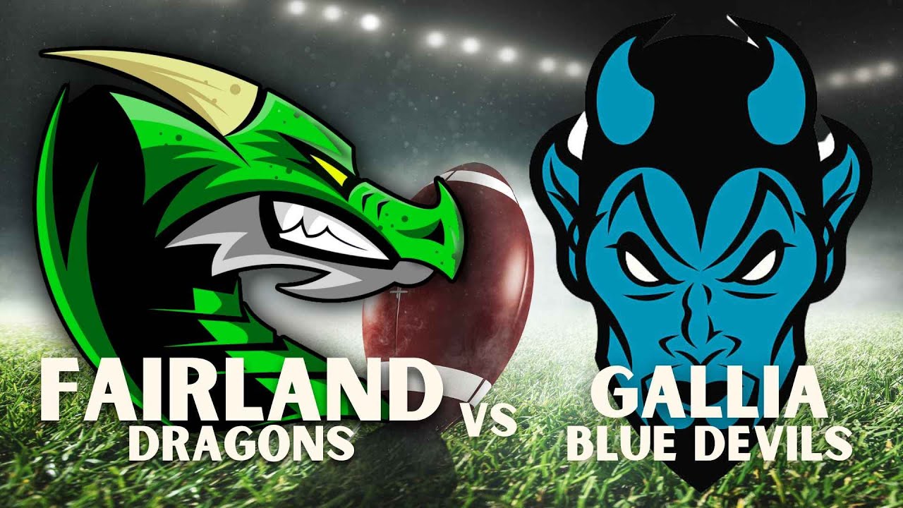 Fairland Dragons vs Gallia Academy Blue Devils - Varsity Football - YouTube