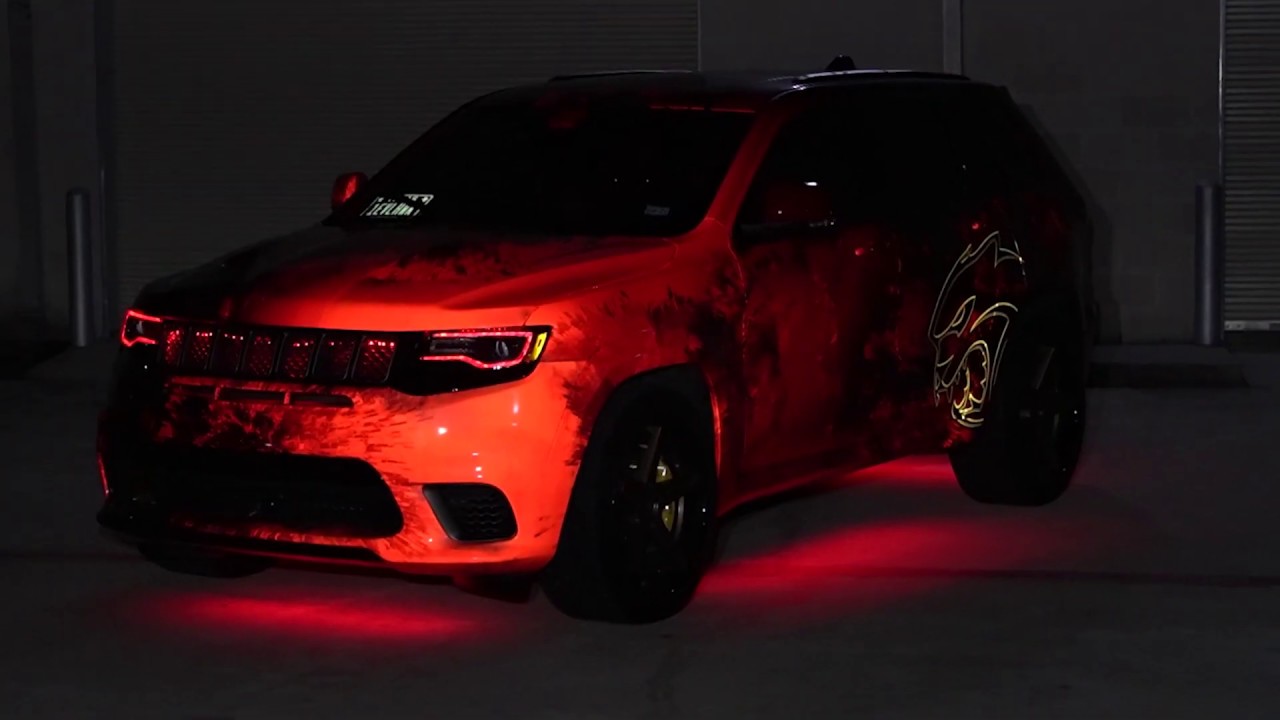 Version 2.0 Custom Reflective Jeep TrackHawk!!! Shot By Troy Valles ...