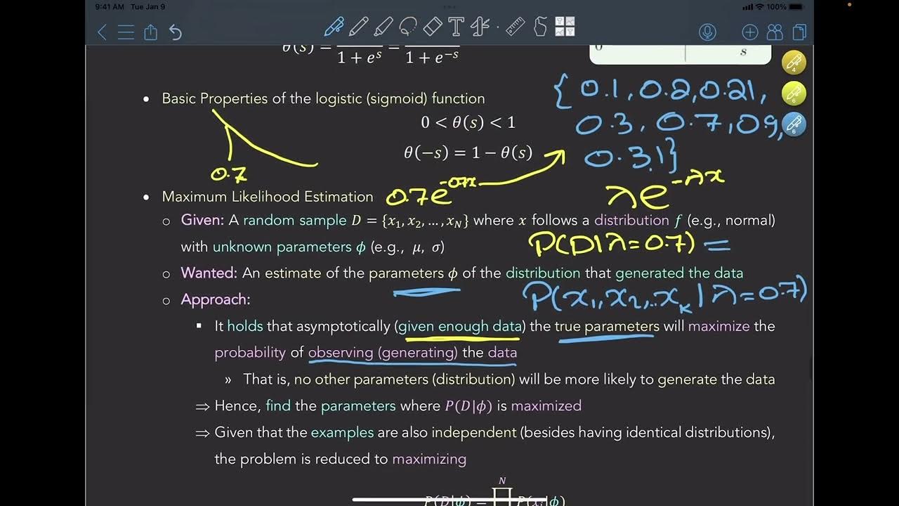 ML Lecture 5 - Part 5 (Logistic) - YouTube