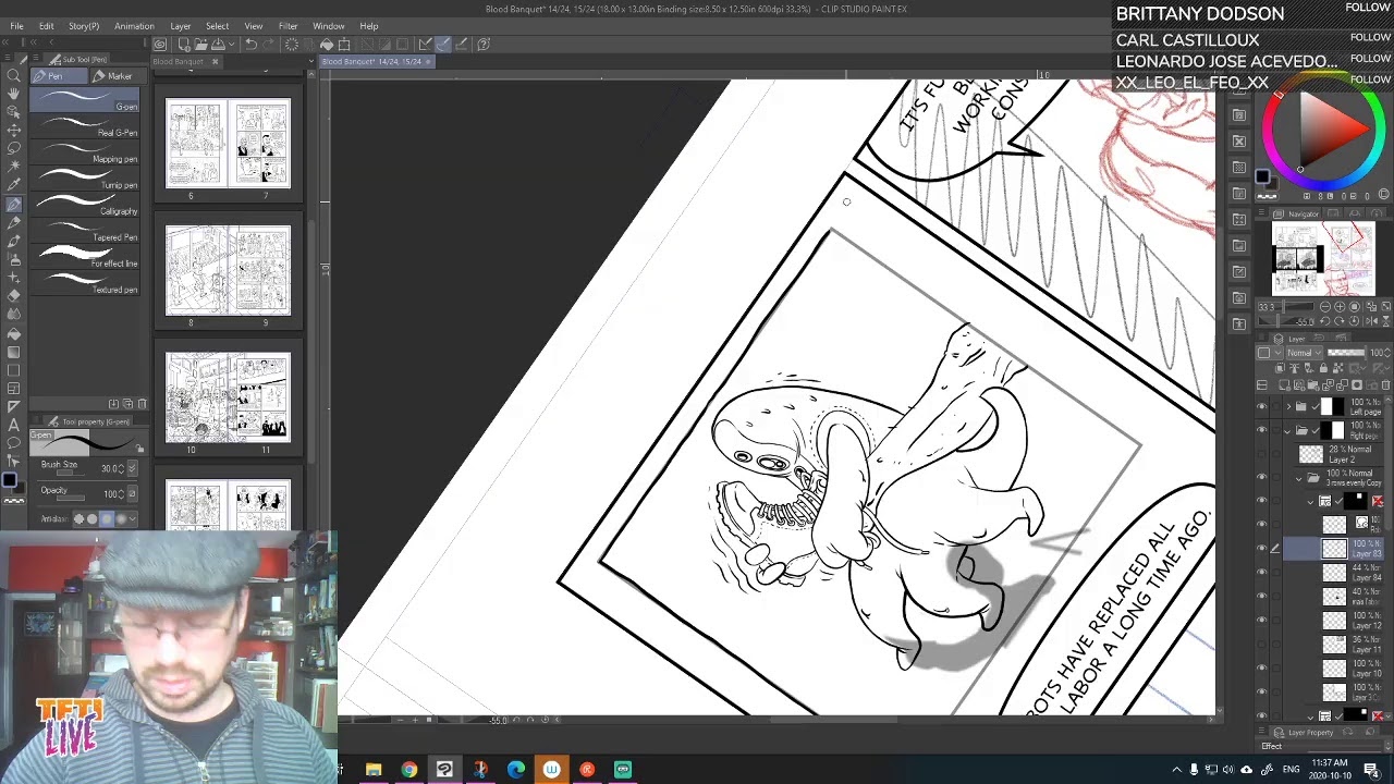 Watch me create a comic - Live from the Interface! - YouTube