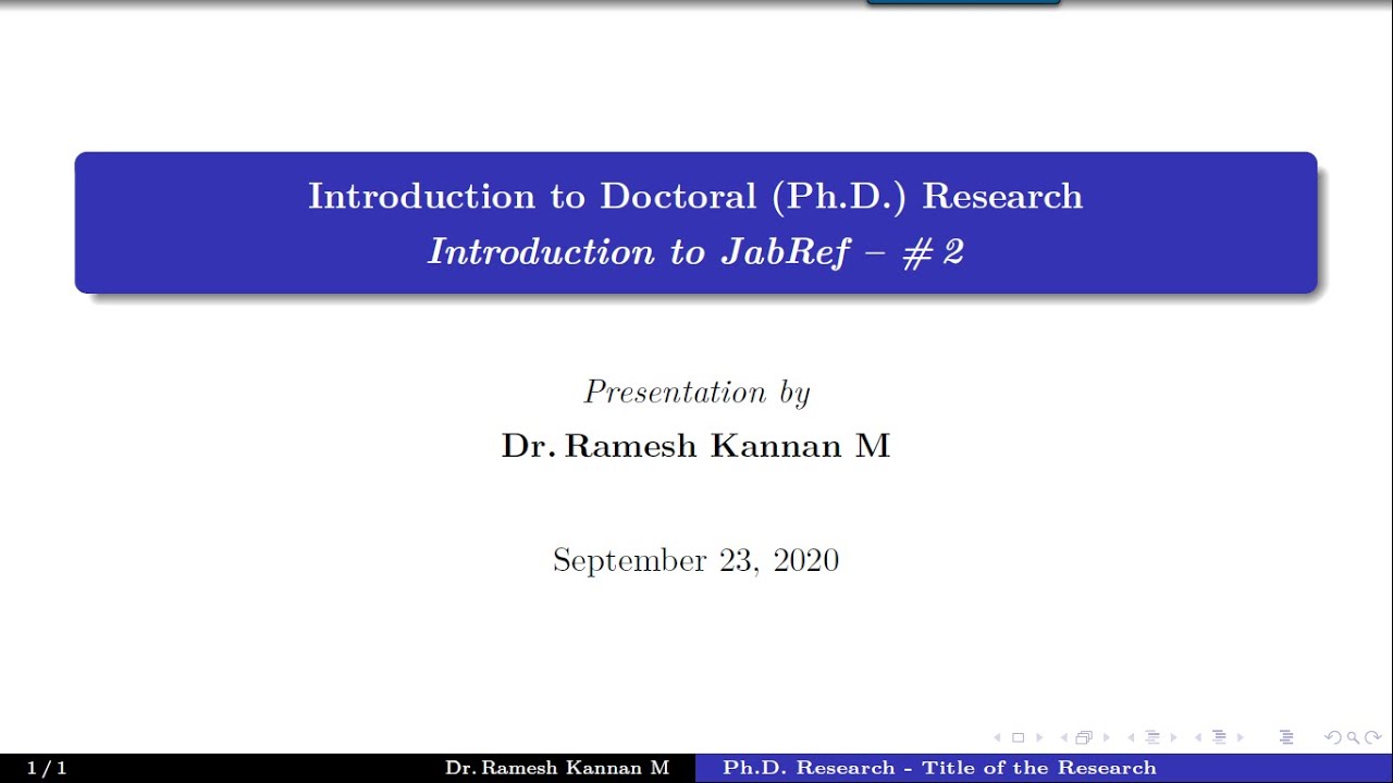 How to generate references for scientific and academic documents using JabRef? - YouTube