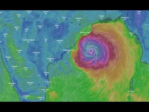 Today Updates| Cyclone Amphan | Predicted track of cyclone Amphan ...