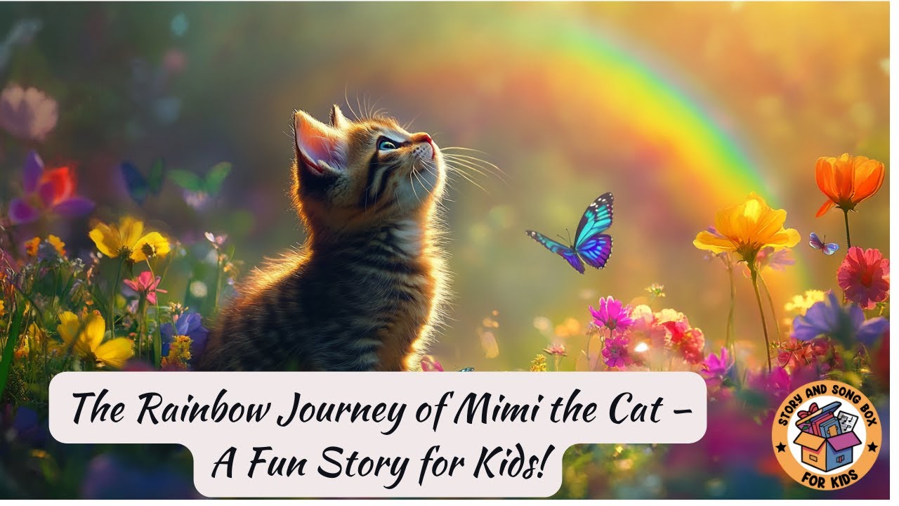 The Rainbow Journey of Mimi the Cat – A Fun Story for Kids! 🐾 - YouTube