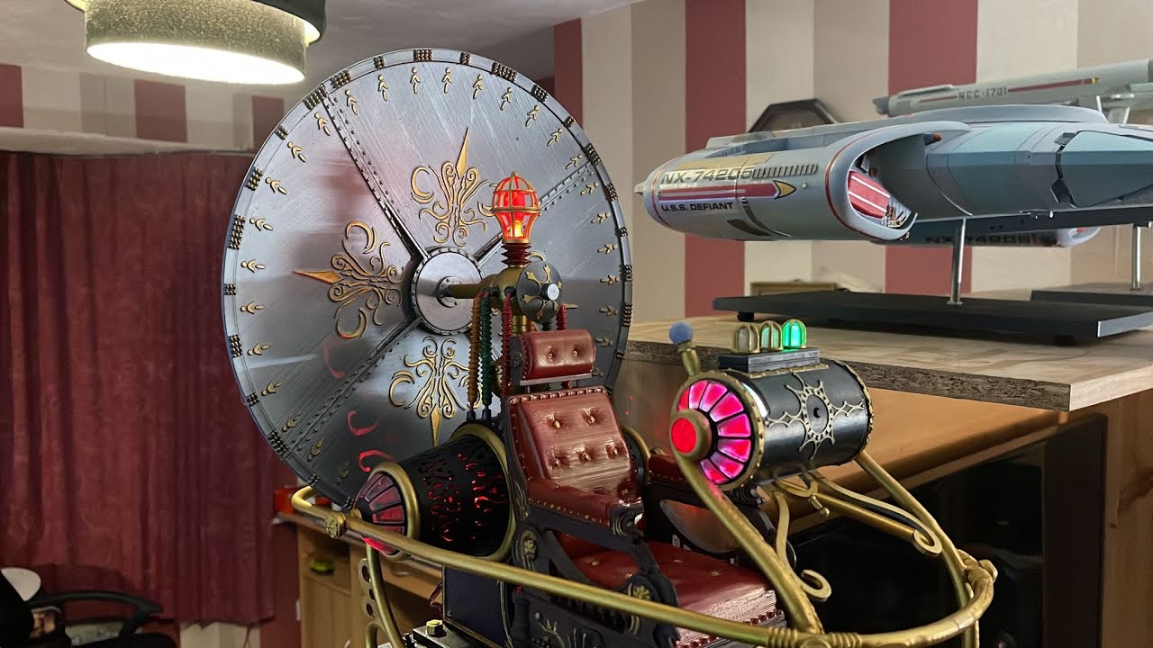 H G Wells The Time Machine model kit built and lit with PSU - YouTube