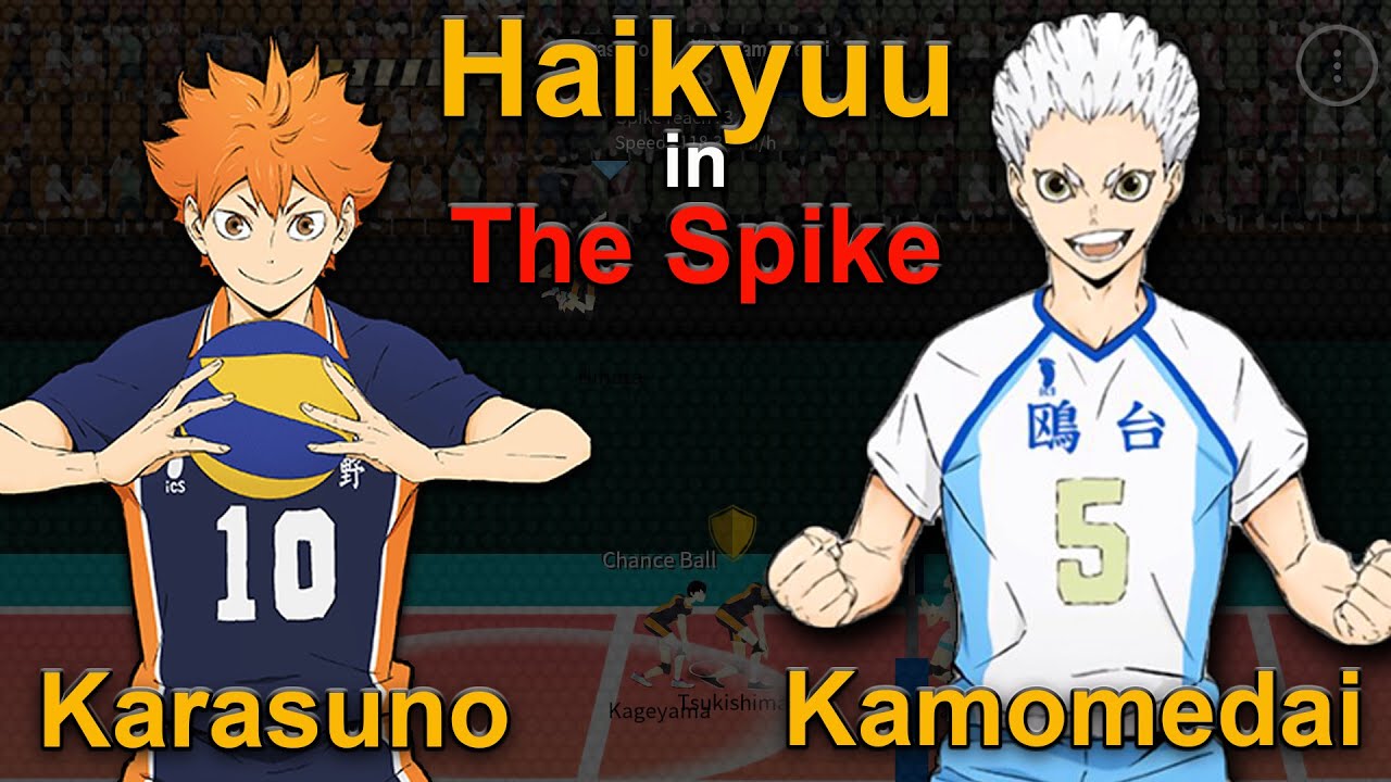 Haikyuu in The Spike. Volleyball 3x3. Karasuno vs Kamomedai. Hinata ...