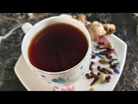 ऐसे बनाएं अदरक वली काली चाय कि खांसी जुकाम तुरन्त ठीक हो जाए/ Black tea recipe☕/ লাল চা রেসিপি