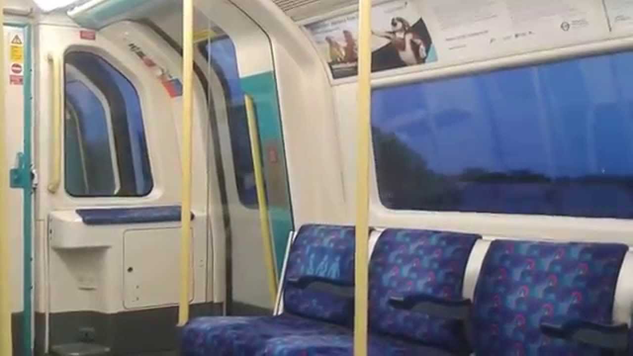 Jubilee line Neasden to West Hampstead 2014 Night - YouTube