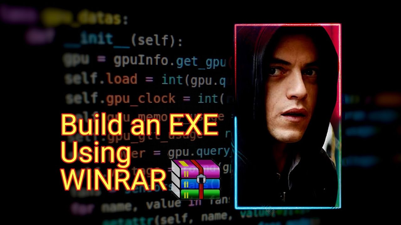 how to buile your own installer using winrar #build_exe - YouTube